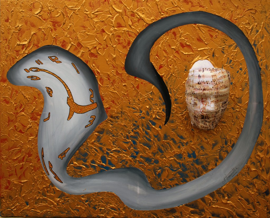 "La fuite du temps" 100X70 cm - Nicolas Fournillier